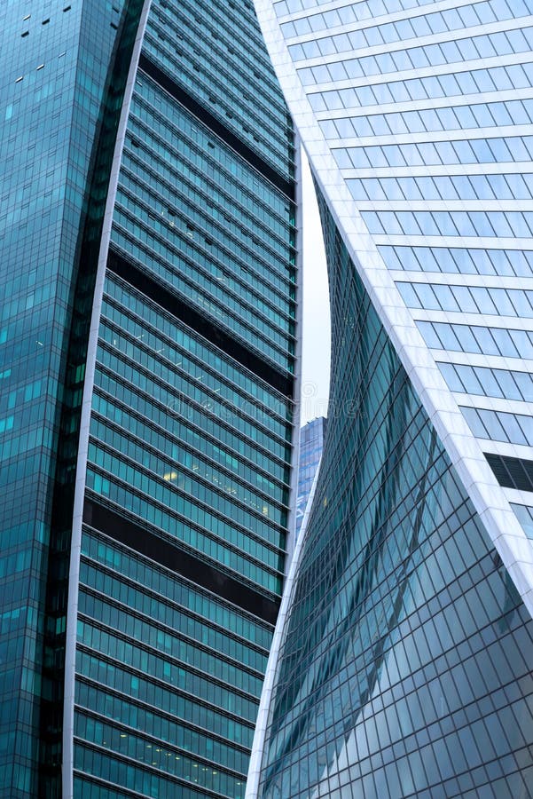 Modern Architecture with a Lot of Square Glass Windows Stock Photo ...