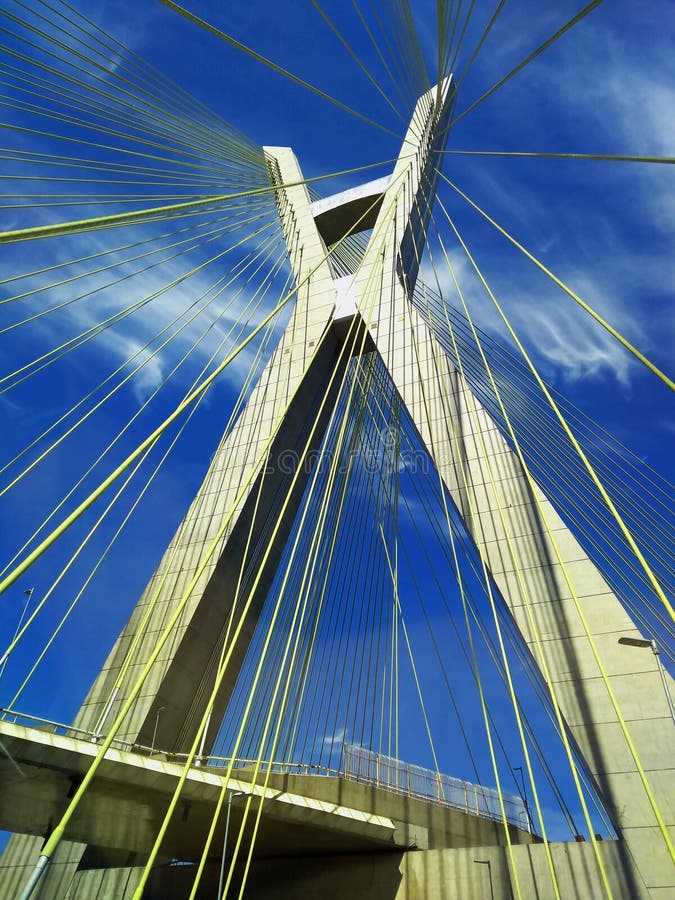 Modern Architecture. Modern Bridges. Cable-stayed Bridge in the World ...
