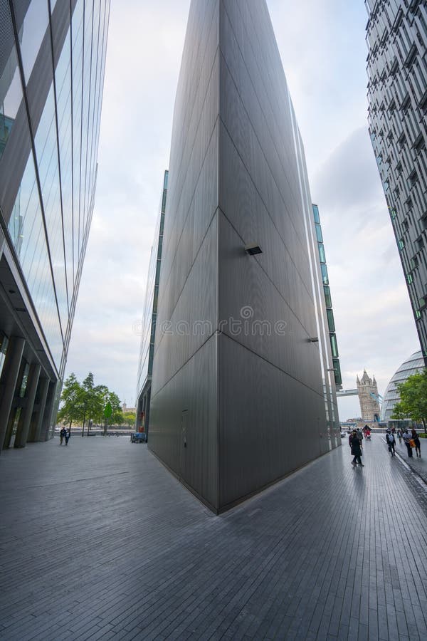 Modern Architecture at More London Riverside at River Thames - LONDON ...