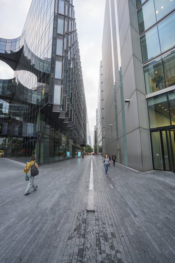 Modern Architecture at More London Riverside at River Thames - LONDON ...