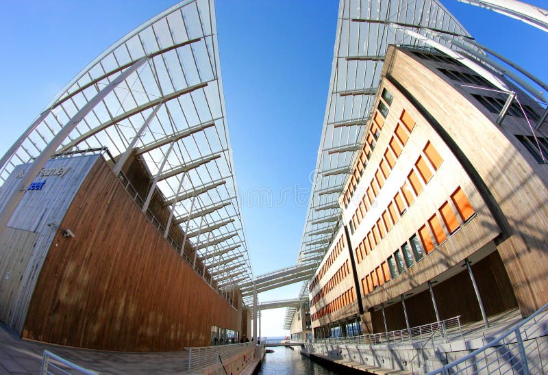 Modern Architecture in Oslo, Norway Editorial Photo - Image of museum ...