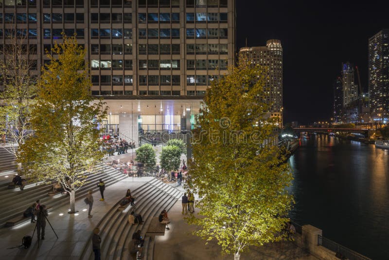 Chicago Modern Architecture Editorial Stock Photo - Image of downtown ...