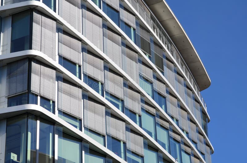 Modern Architecture: Office Building Stock Photo - Image of shades ...