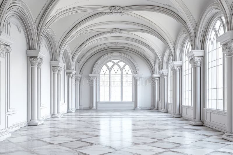 Modern Architecture Often Incorporates Ethereal Arches Made from White ...