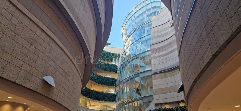 Osaka Modern Mall in the Mid of Summer Stock Photo - Image of plaza ...