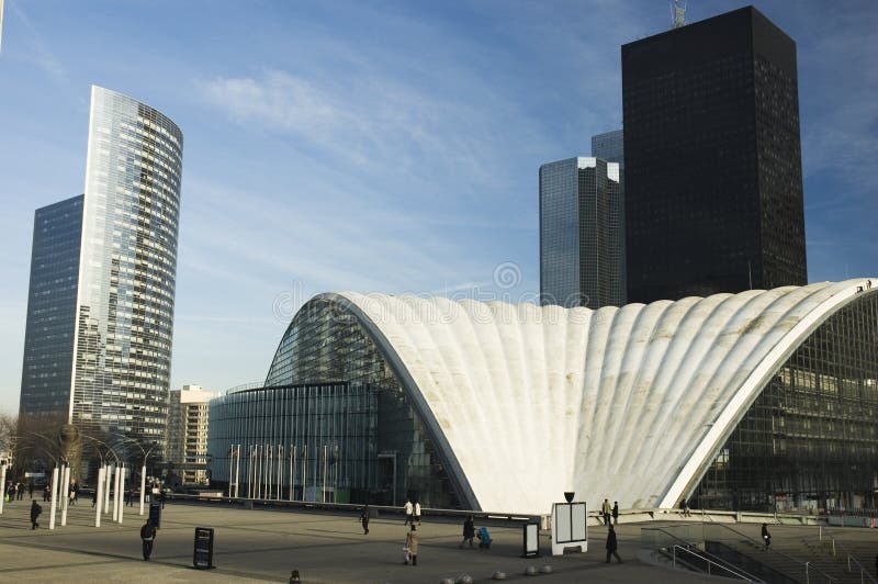 Modern Architecture in Paris Editorial Stock Image - Image of france ...