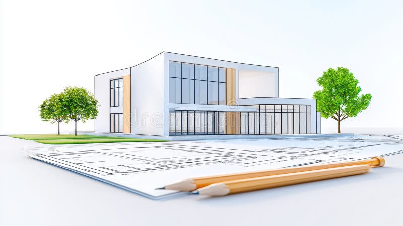 Modern Architecture Project Planning and Coordination Stock ...