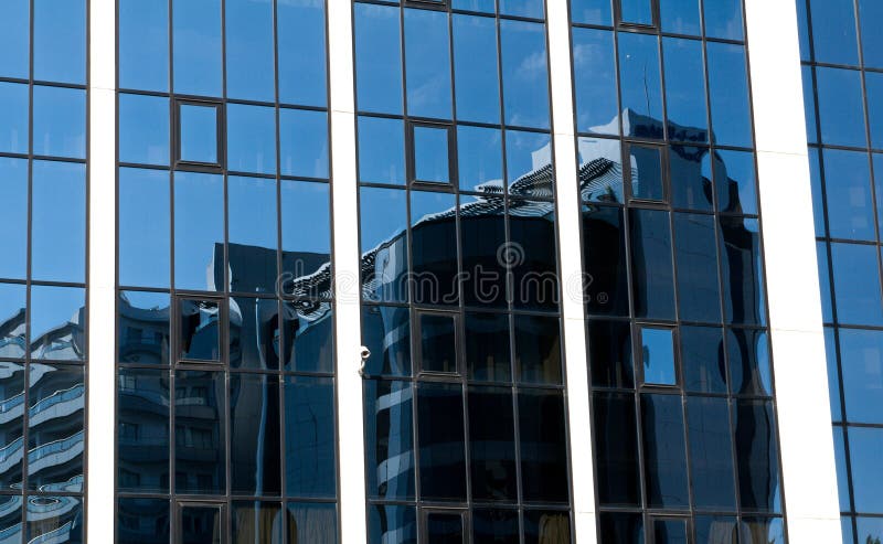 Reflex Windows Scene of the House Stock Photo - Image of floor ...