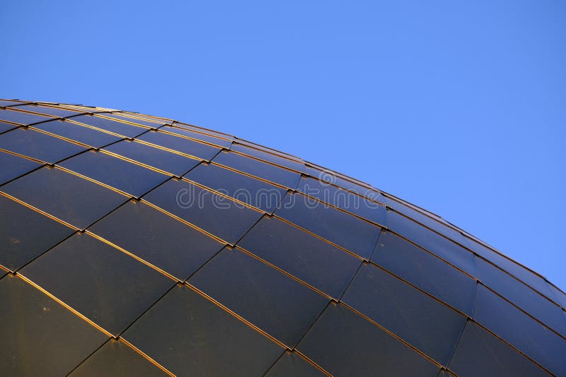 Modern Architecture - the Roof of the Building in the Form of a Dome of ...