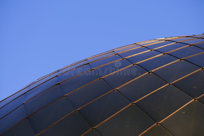 Modern Architecture - the Roof of the Building in the Form of a Dome of ...