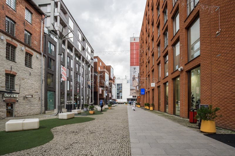 Modern Architecture in the Rotermann Quarter Editorial Photo - Image of ...