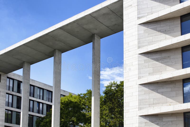 Modern Architecture Samples in Berlin Stock Image - Image of ...