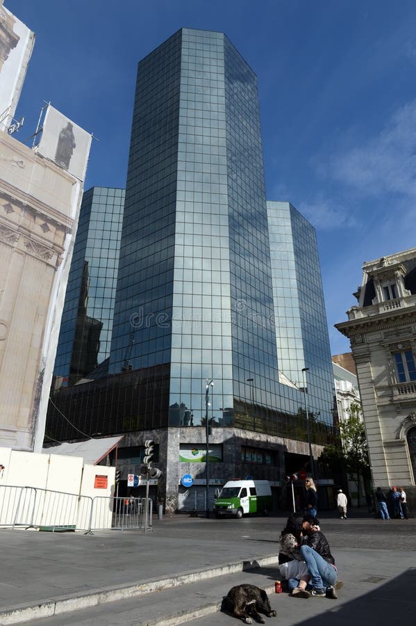 Modern Architecture in Santiago De Chile Editorial Stock Photo - Image ...