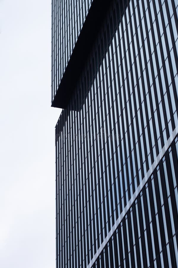 Modern Architecture Skyscraper Building. Cube Shapes. Conference and ...