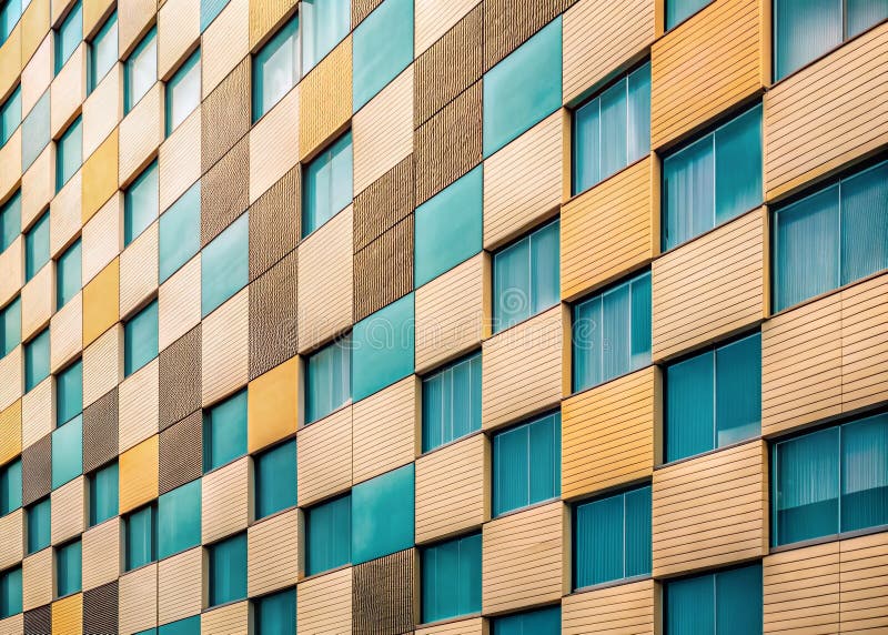 Modern Architecture Sleek Checkerboard Wall Design in a Minimalist Home ...