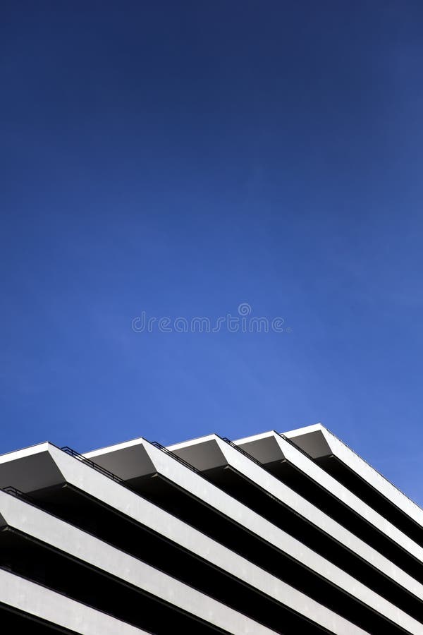 Modern Architecture Under Blue Sky Stock Photo - Image of building ...