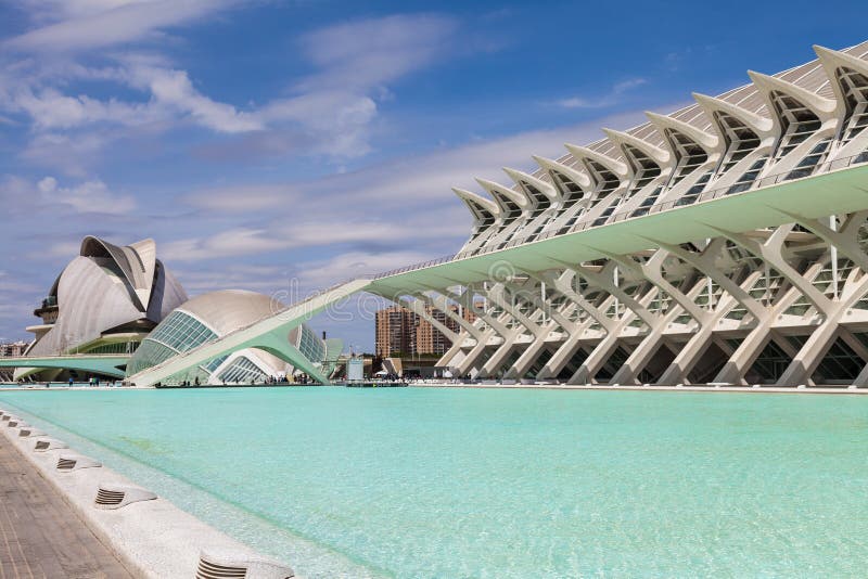 Modern Architecture in Valencia Editorial Photo - Image of ciencias ...