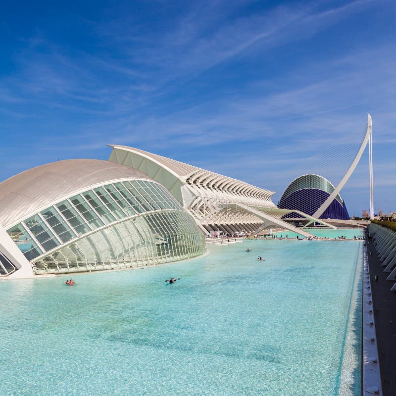 Modern Architecture in Valencia Editorial Photo - Image of sightseeing ...