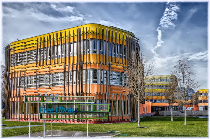 Modern Architecture at the Vienna University Campus Editorial Photo ...