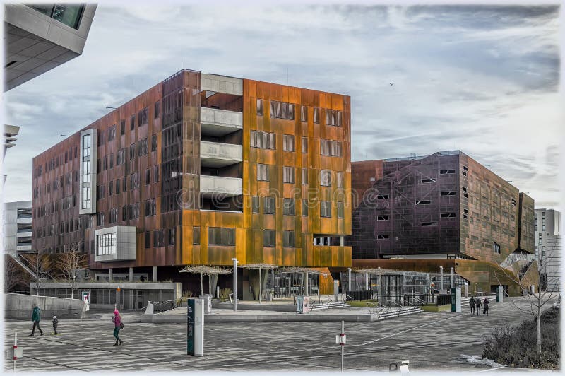 Modern Architecture at the Vienna University Campus Editorial Photo ...