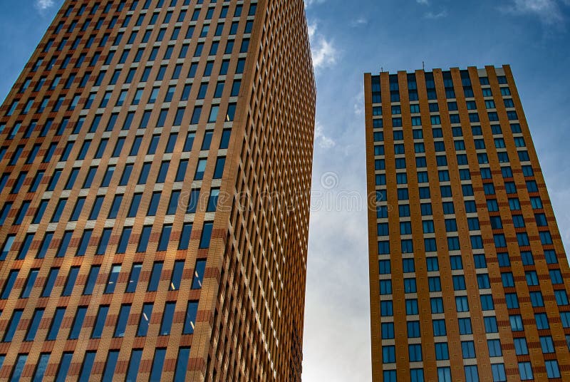 Modern Architecture at the Zuidas, Amsterdam Editorial Stock Image ...