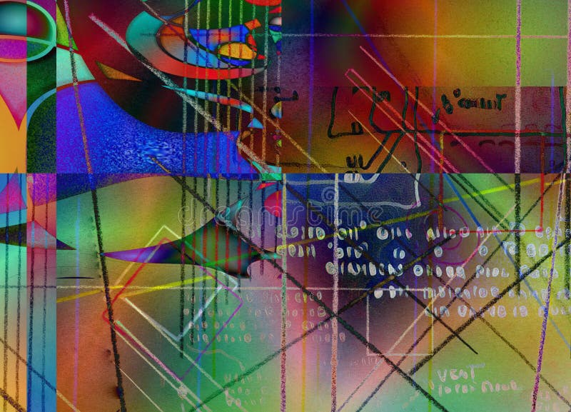 Modern art abstract stock illustration. Illustration of decoration ...