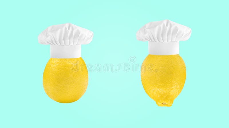 Lemon Chef. a Modern Food Concept Stock Photo - Image of carton, cream ...