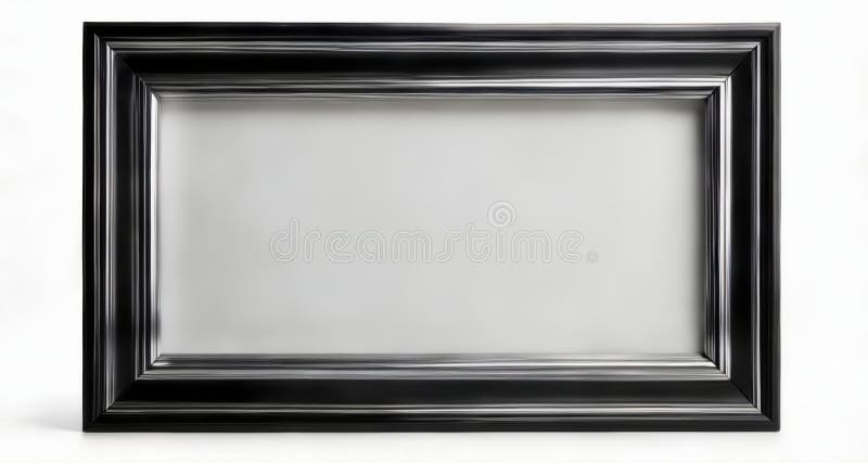 Modern Art - Empty Frame, Endless Possibilities Stock Illustration ...