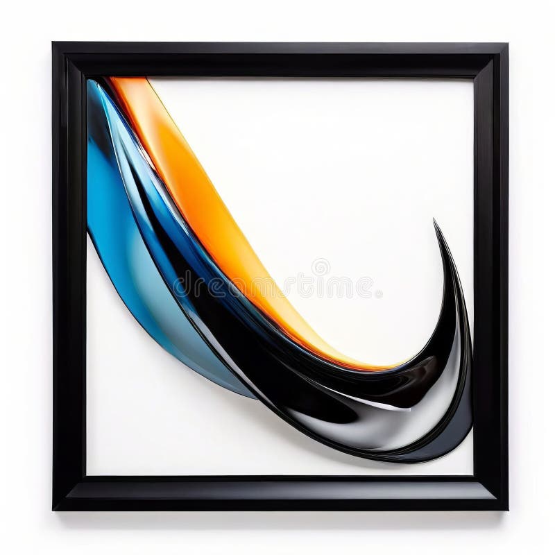 Modern Art Frame a Sleek and Contemporary Frame Designed Tocomp Stock ...