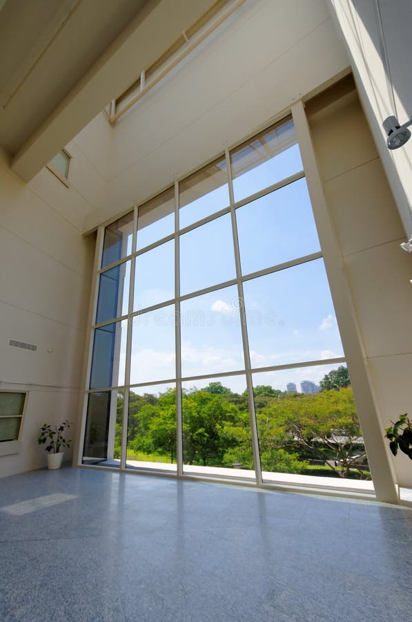 Large Window with Many Panes Stock Photo - Image of wall, panes: 42203164