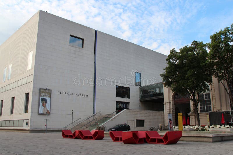 Modern Art Gallery (leopold Museum) in Vienna - Austria Editorial Image ...
