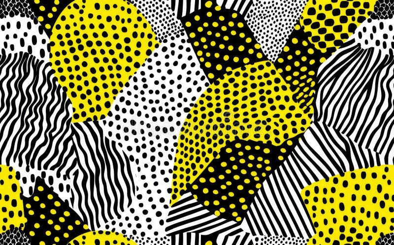 Modern Art Installation Combines Yellow, Black, and Patterns To Create ...
