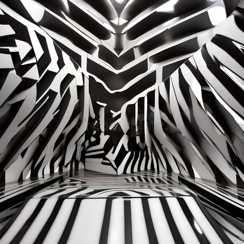 A Modern Art Installation Featuring Rotating Elements that Create ...