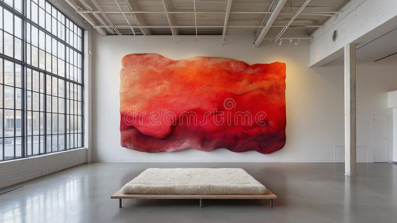 Installation Art Piece Transforms Gallery Space Stock Photos - Free ...