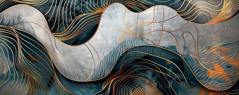 Intricate Line Drawings of Herbs and Abstract Flowers. the Ginkgo Tree ...