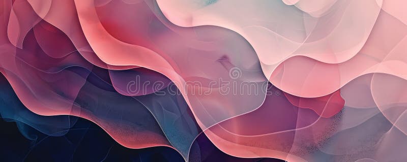 Modern Art Mural Wallpaper Background Showcasing Overlapping Shapes and ...