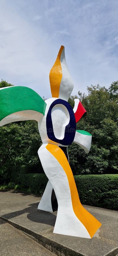 Modern Art in Open Air Museum in Japan Editorial Stock Image - Image of ...