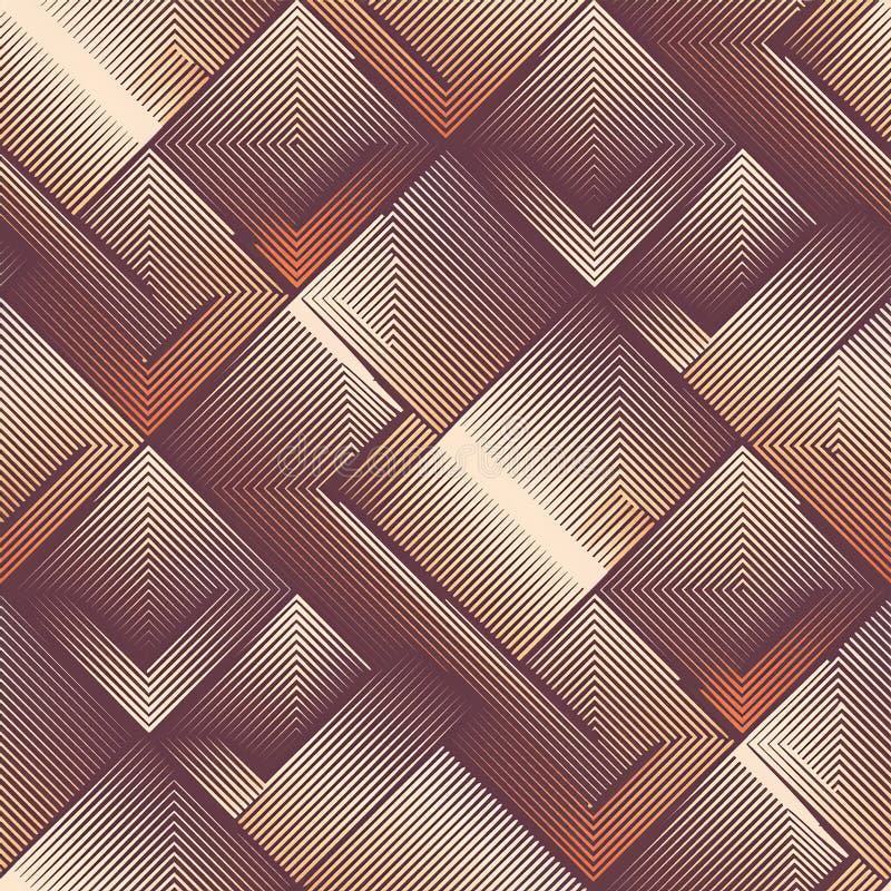 Modern Art Vector Geometric Seamless Pattern with Diagonal Fading Lines ...