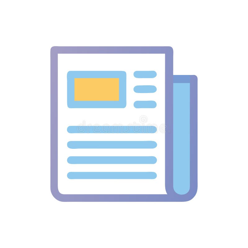 Modern Article Logo Design stock illustration. Illustration of ...