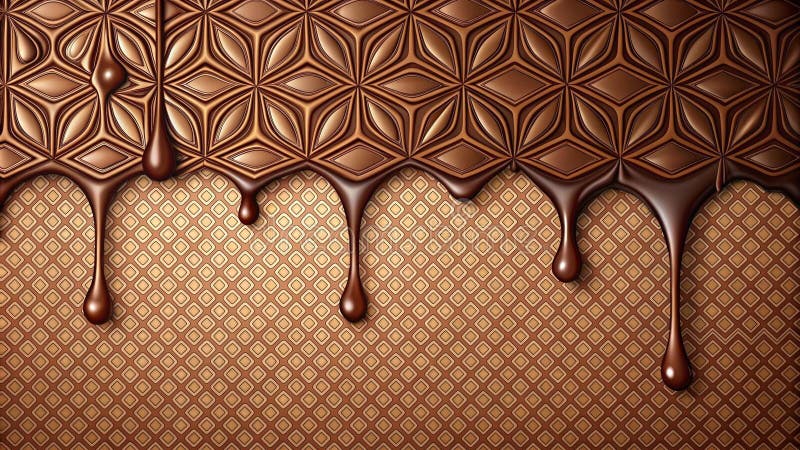 A Modern and Artistic Depiction of Chocolate Dripping Featuring ...