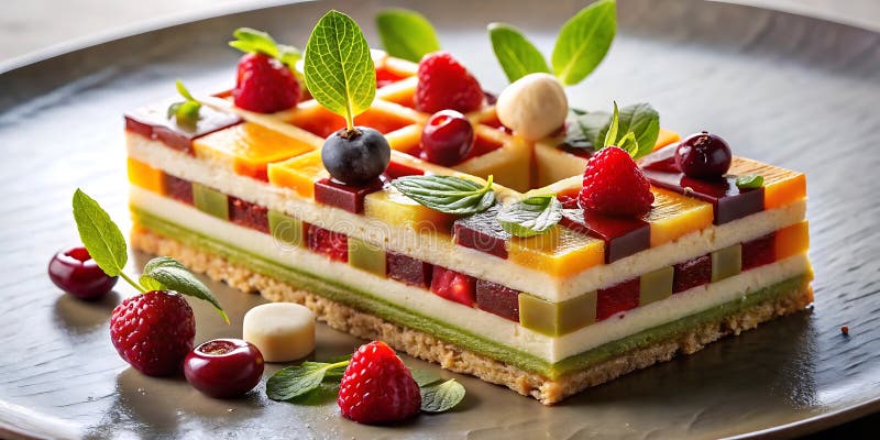 Modern Artistic Interpretation of a Classic Dish Stock Photo - Image of ...