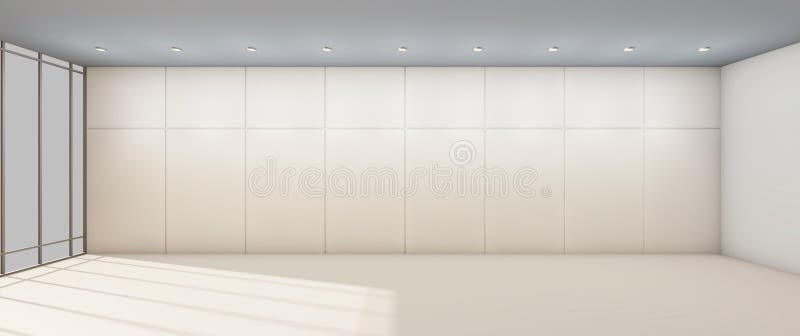 Modern Arts and Gallery Clean and Frame Wall Simple Stock Illustration ...