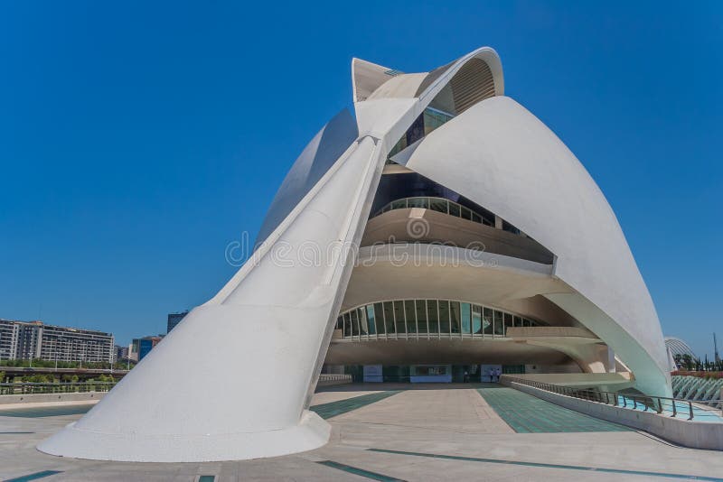 Modern Arts and Science Museum in Valencia Editorial Photography ...