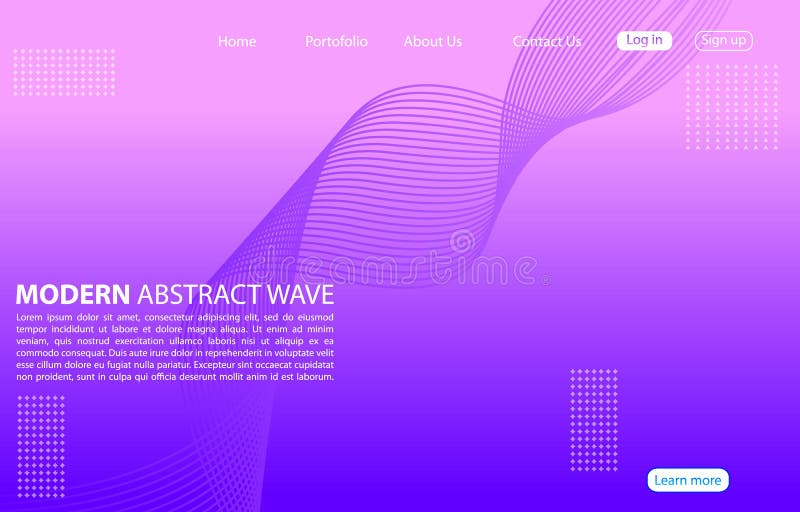 Modern Asbtract Background Website Landing Page.Purple Color Vector ...