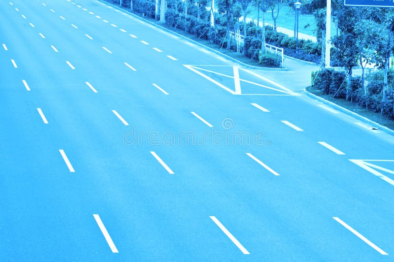 Modern asphalt road stock photo. Image of east, line - 23194156