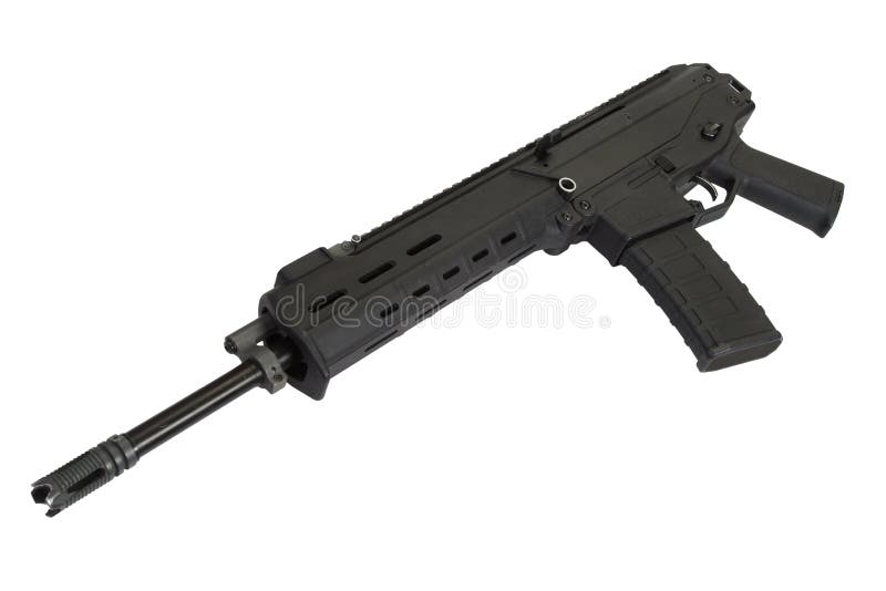 Modern assault rifle stock image. Image of handgun, masada - 135756903