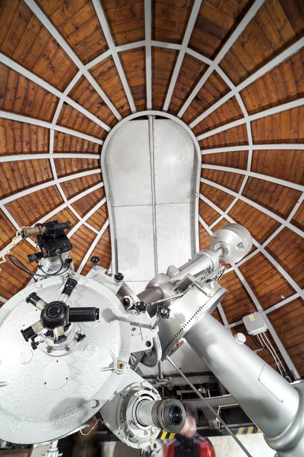 Modern Astronomy Telescope in an Astronomical Observatory. Editorial ...