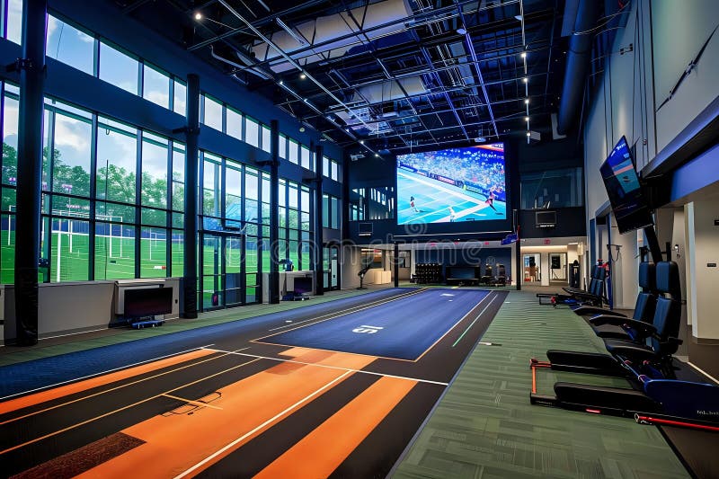 Modern Athletic Training Facility, Indoor Track and Field Performance ...