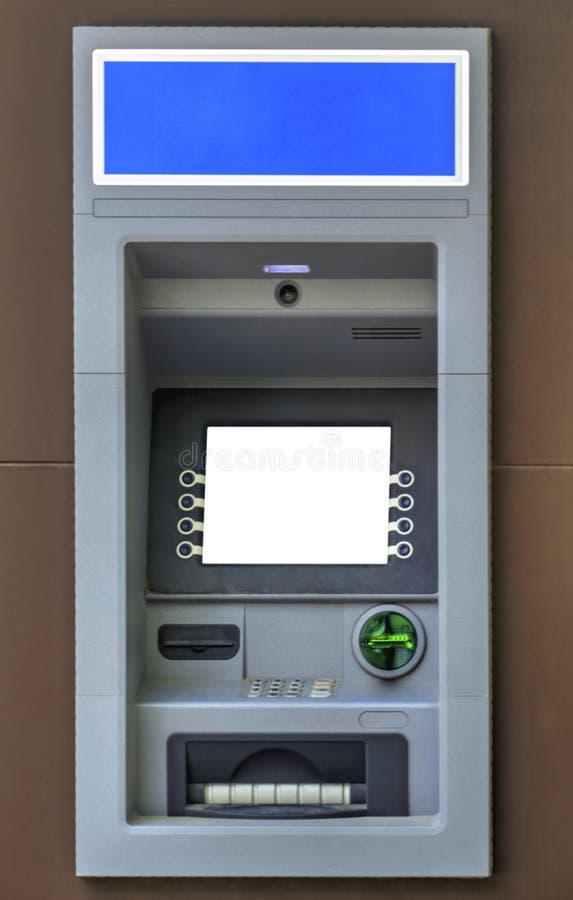 Modern ATM machine stock image. Image of business, bank - 150528437