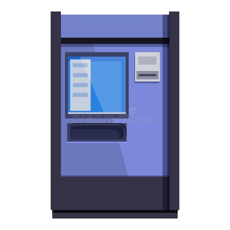 Modern Atm Machine Displaying Operating System Interface Stock ...